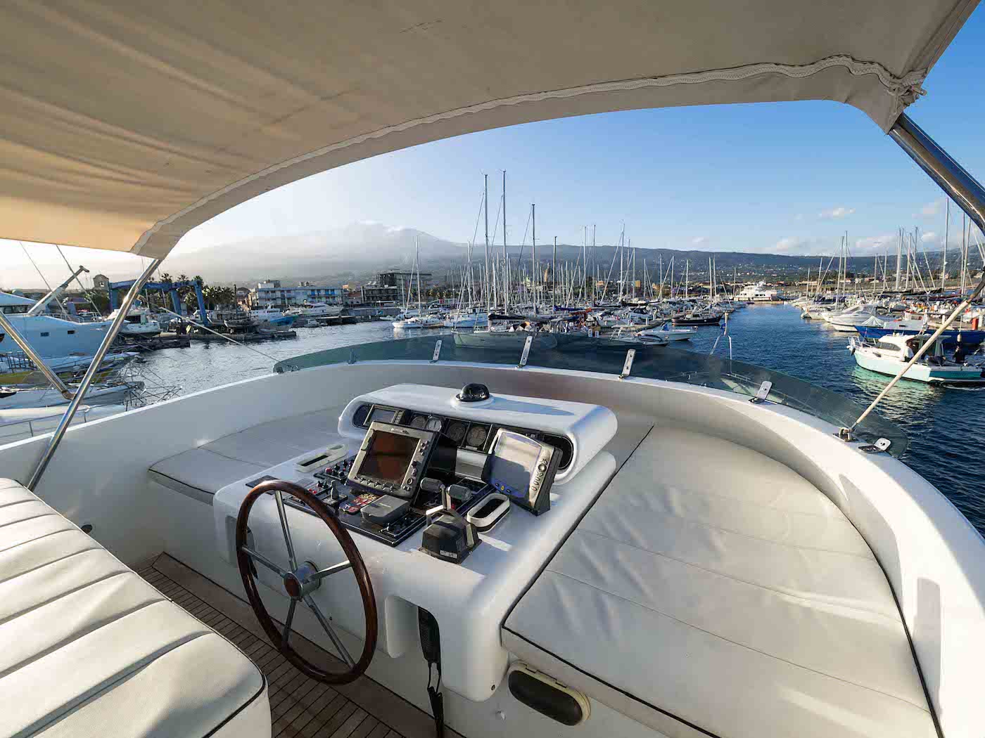 CLAUDIA AMBER - Flybridge Helm – Luxury Yacht Browser | by CHARTERWORLD ...